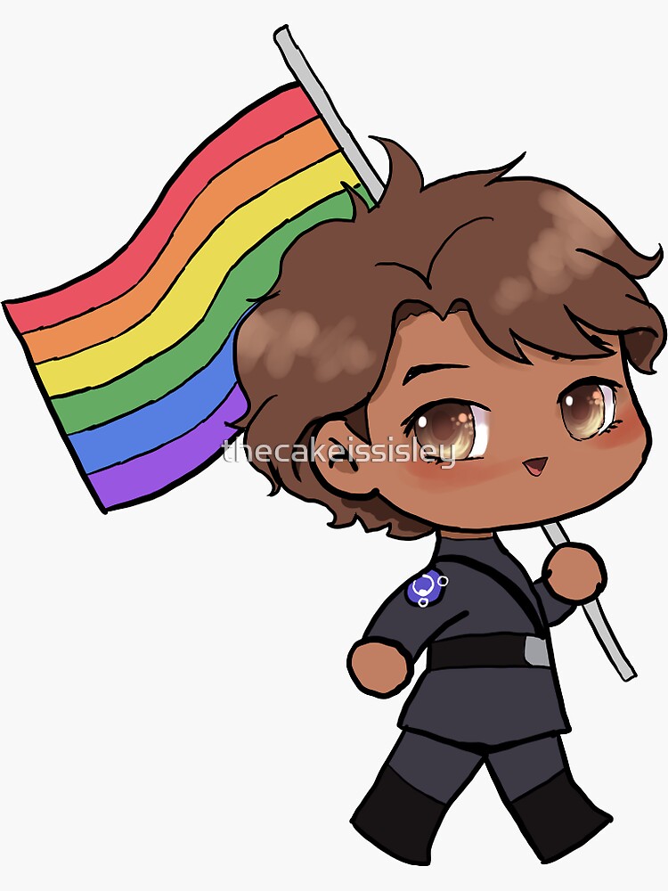 "pride eli" Sticker by thecakeissisley | Redbubble