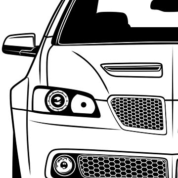 "Pontiac G8 GT Best Shirt Design" Sticker for Sale by CarWorld | Redbubble