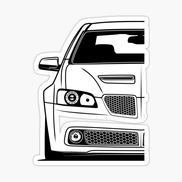 "Pontiac G8 GT Best Shirt Design" Sticker for Sale by CarWorld | Redbubble