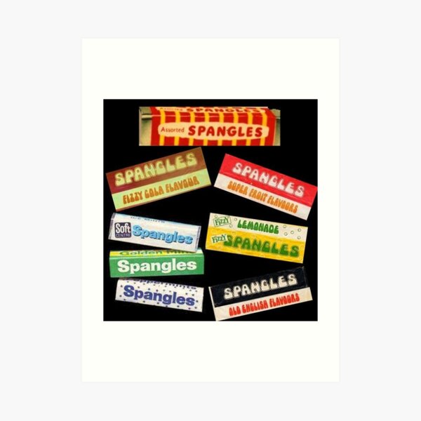 "Spangles Retro Sweets UK" Art Print for Sale by jonathansteward ...