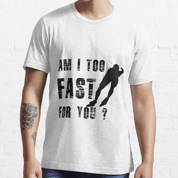"Speed skater fast speed skating" T-shirt for Sale by LauraYes ...