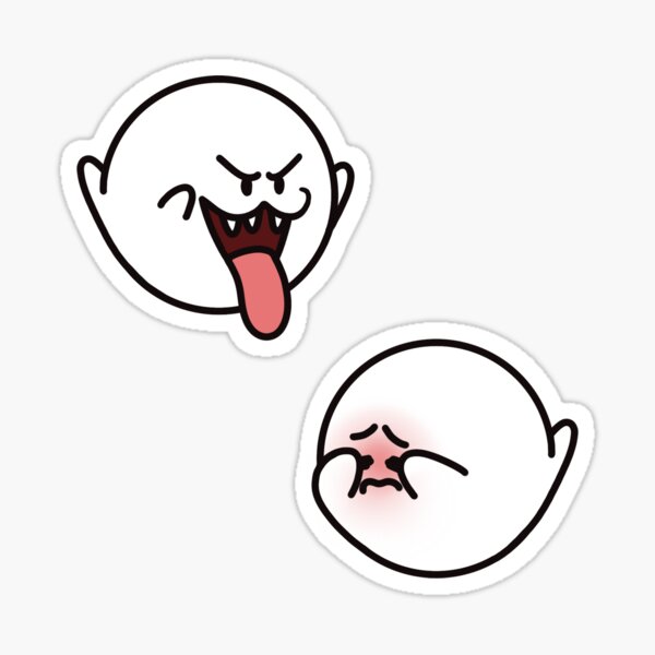 "Boo!" Sticker for Sale by Shar-Kos | Redbubble