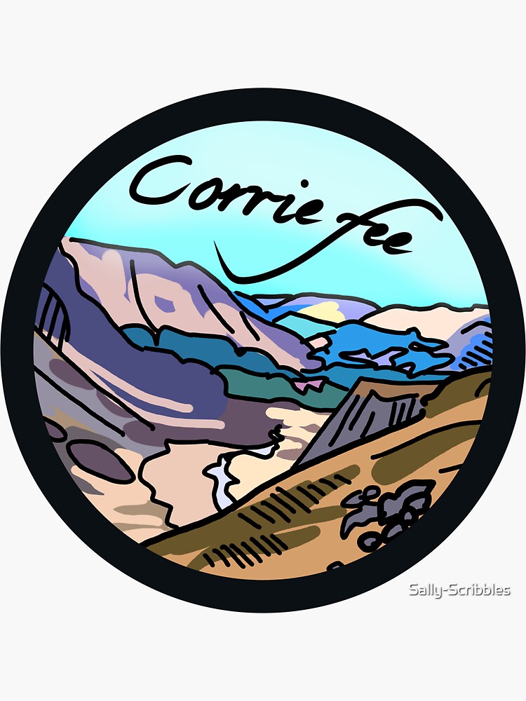 "Corrie Fee " Sticker for Sale by Sally-Scribbles | Redbubble
