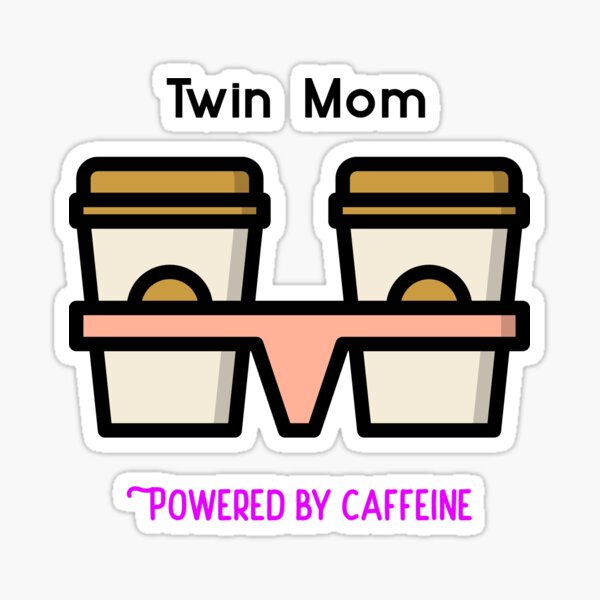 "Twin Mom" Sticker by Angie1501 | Redbubble