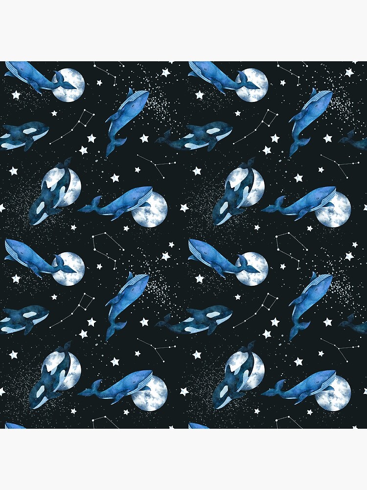 "Cosmic whales and grampuses." Art Print for Sale by KseniaKhmel ...