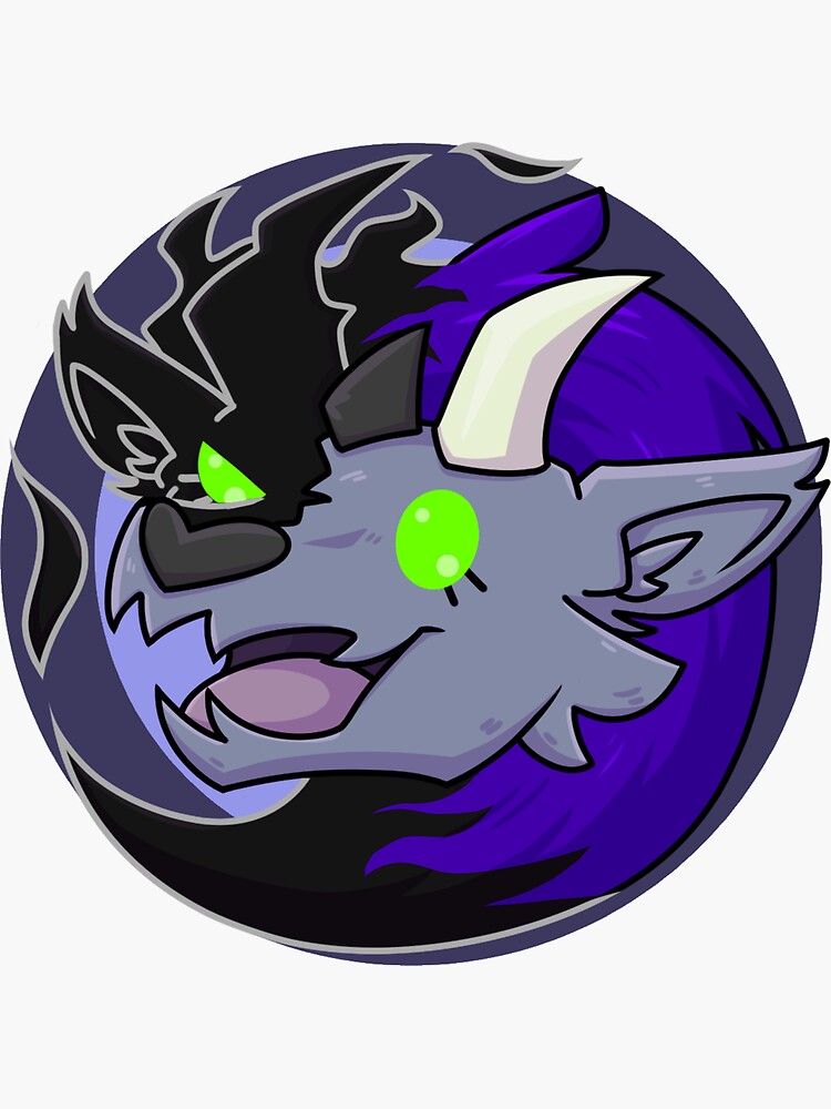 "Corrupted Rragewolf" Sticker for Sale by Rragewolf | Redbubble