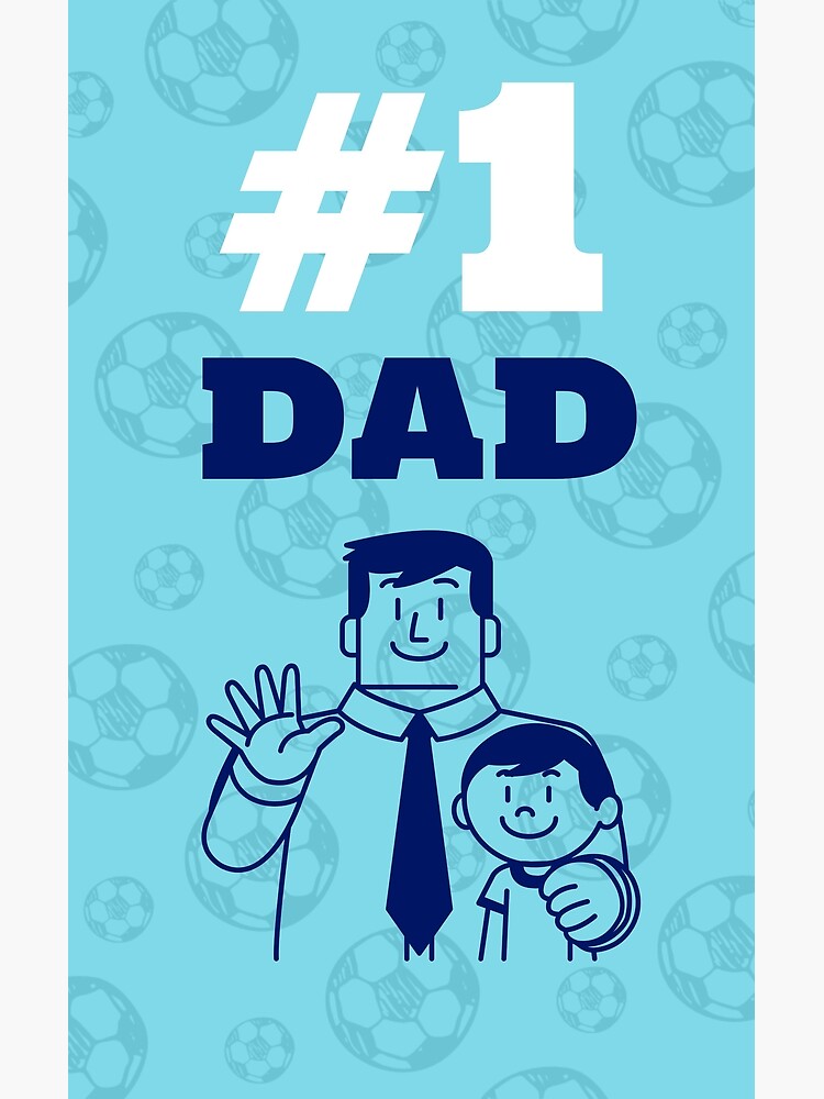 "Number 1 DAD" Poster for Sale by MiriamaArtwork | Redbubble