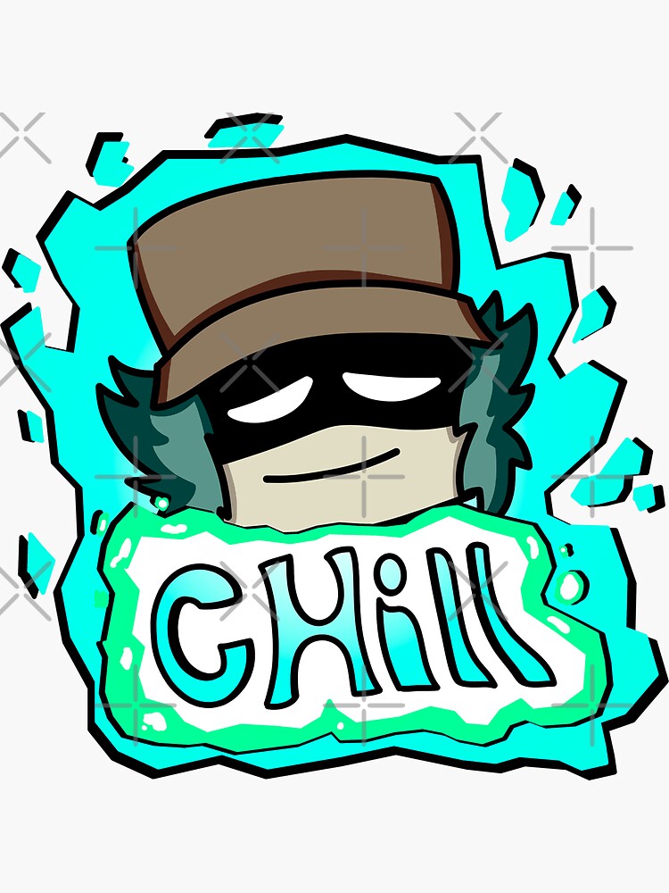Pegatina «Fnf Garcello mod personaje graffiti Chill» de AbrekArt ...