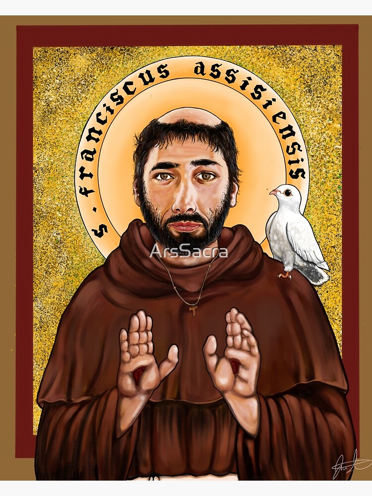 "St. Francis of Assisi" Poster for Sale by ArsSacra | Redbubble