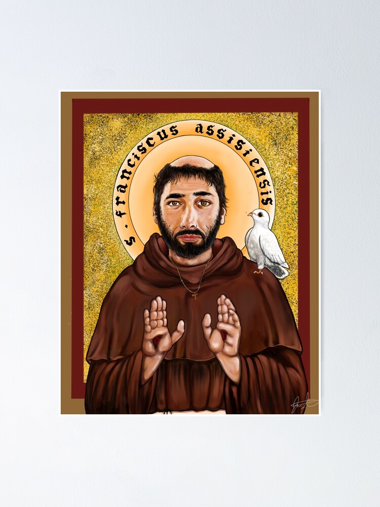 "St. Francis of Assisi" Poster for Sale by ArsSacra | Redbubble