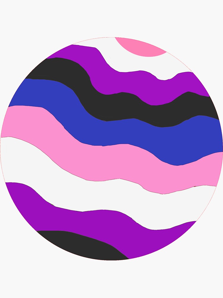 "Gender Fluid Flag Sticker" Sticker for Sale by LucyElizabeth06 | Redbubble