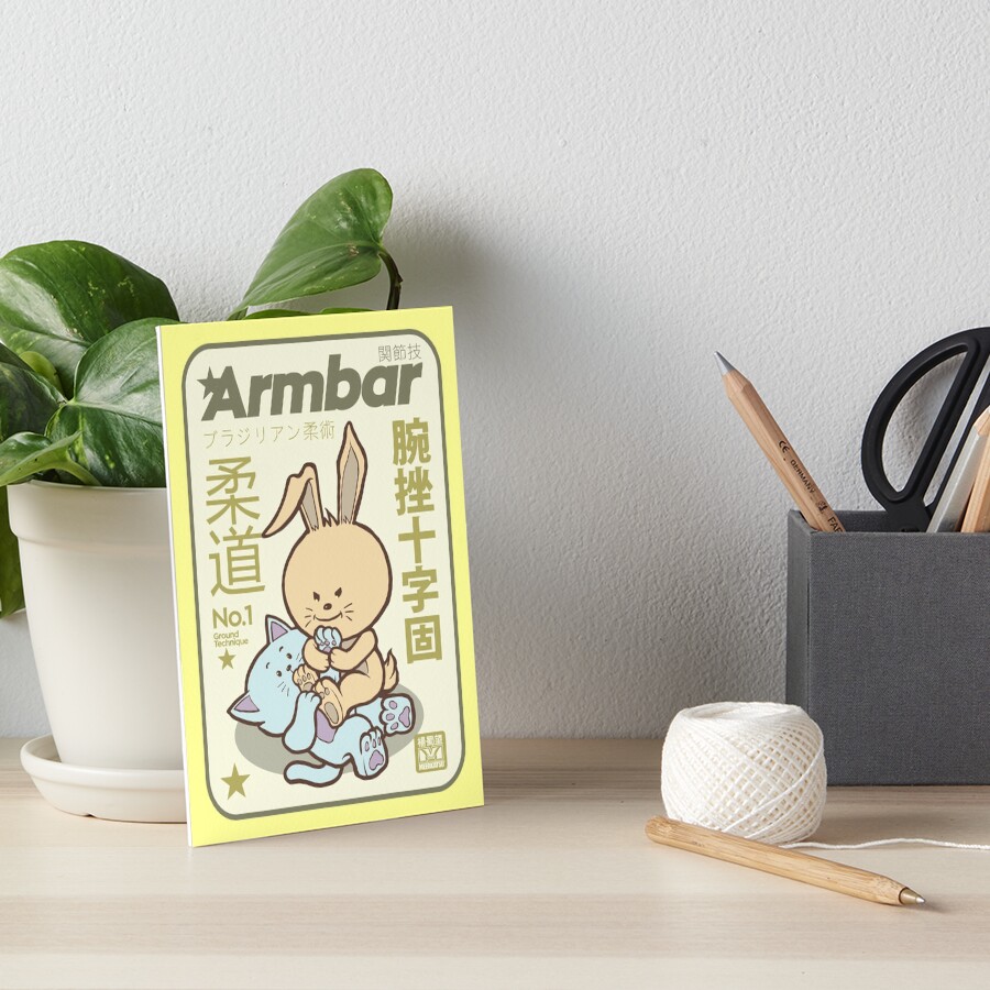 "Kawaii Armbar" Sticker for Sale by Meerkatsu | Redbubble