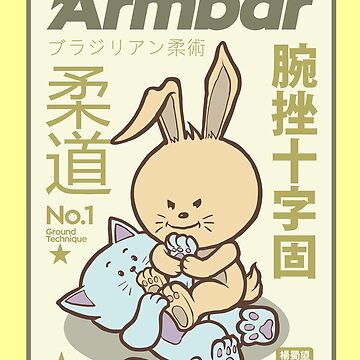 "Kawaii Armbar" Sticker for Sale by Meerkatsu | Redbubble