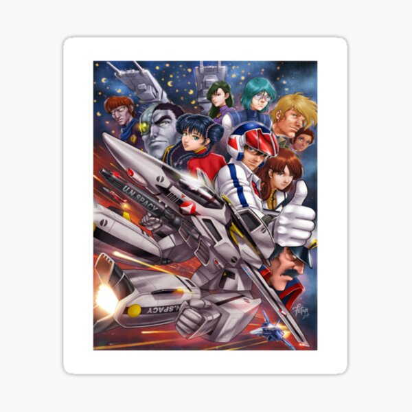 "Robotech T-ShirtRobotech T-Shirt_by Fetch_" Sticker for Sale by ...