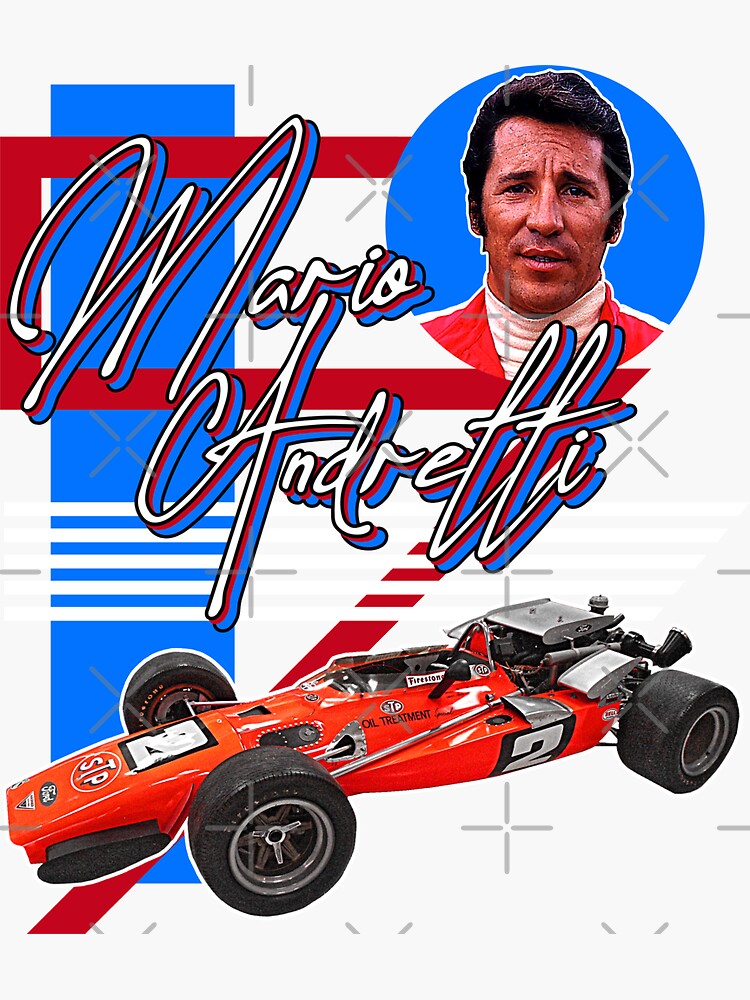 "Andretti ))(( Indy Racing Legend Car Tribute" Sticker for Sale by ...