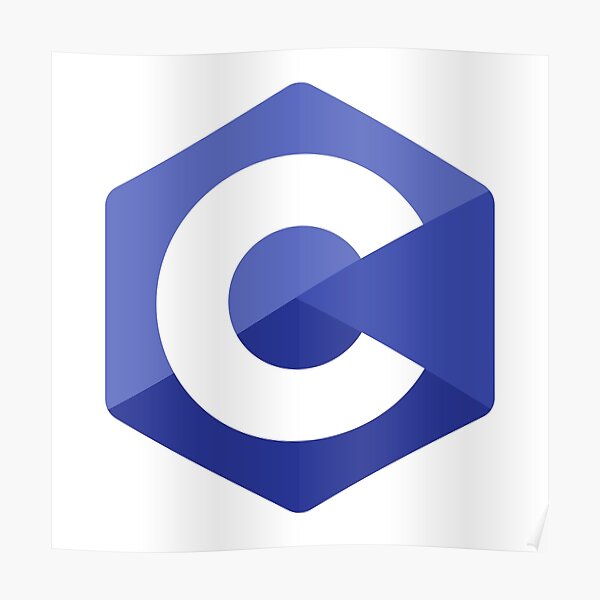 "C logo" Poster for Sale by hasselbackt | Redbubble