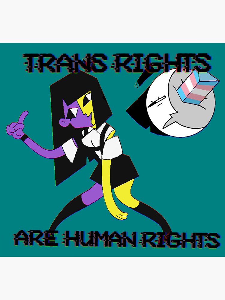 "Trans Rights ENA and Moony" Sticker for Sale by StarlightSoiree ...