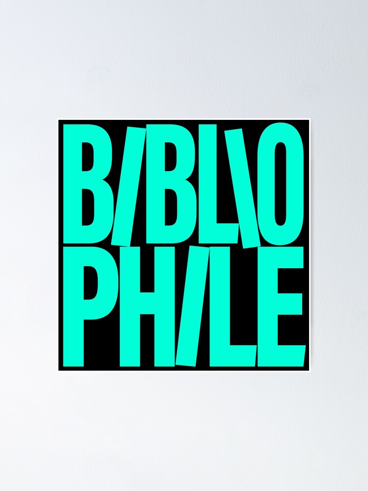 "Bibliophile v.2" Poster for Sale by x1brett | Redbubble