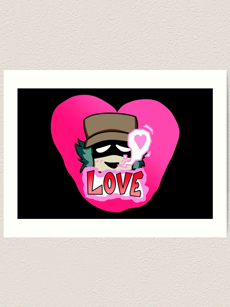 "Fnf Garcello mod character graffiti Love" Art Print by AbrekArt ...