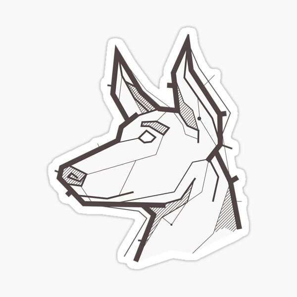 "DOG DRAFT" Sticker for Sale by CattyUsha | Redbubble