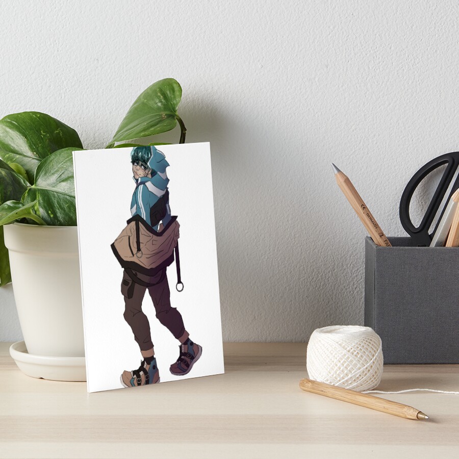 "Gumball Humanized" Art Board Print by MikeyFlow | Redbubble