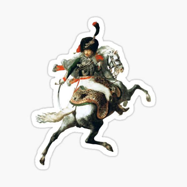 "Théodore Géricault - The Charging Chasseur" Sticker for Sale by ...
