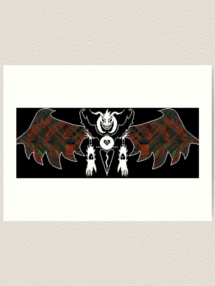 "UNDERTALE Asriel Final Form" Art Print for Sale by discordantly ...