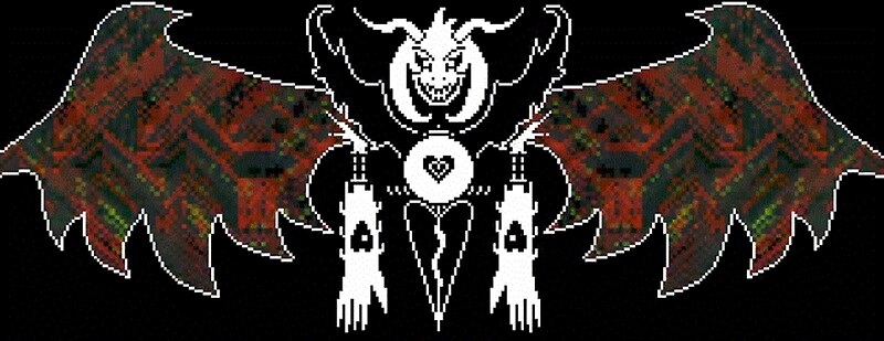 "UNDERTALE Asriel Final Form" by discordantly | Redbubble