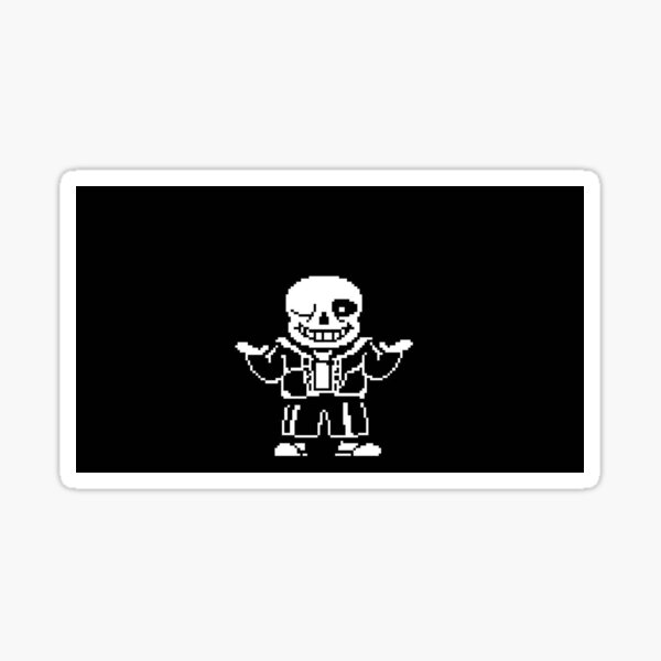 "UNDERTALE Sans" Sticker for Sale by discordantly | Redbubble