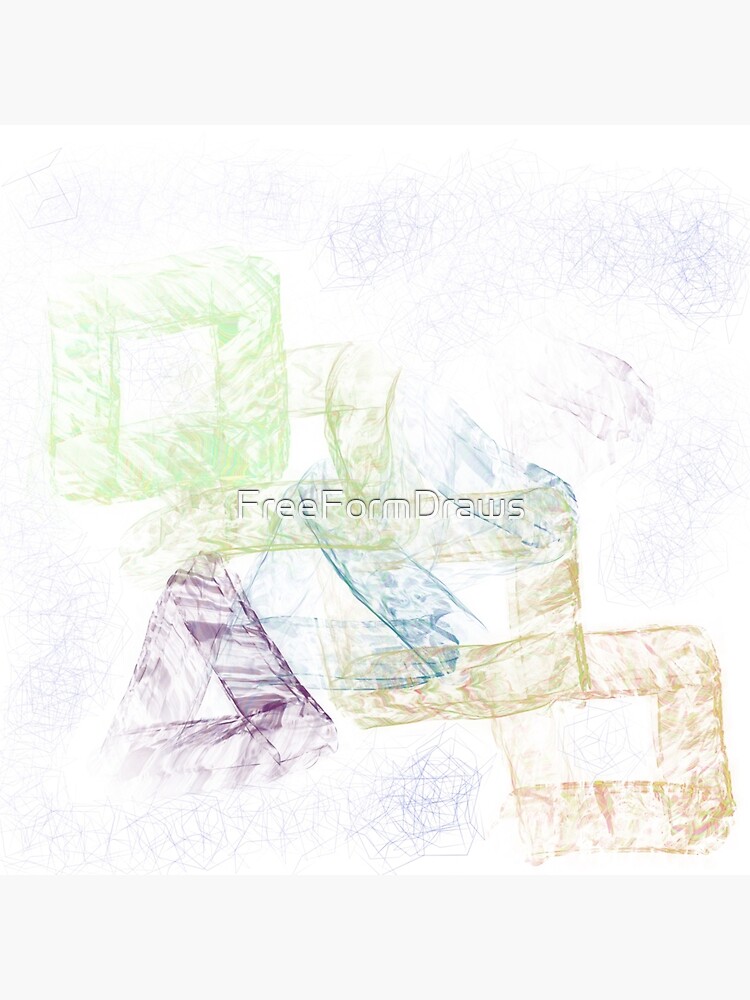 "Muddled Definitions" Poster by FreeFormDraws | Redbubble