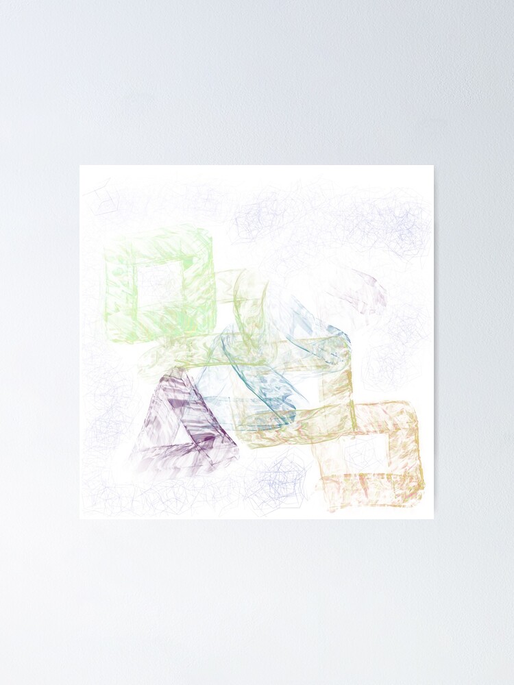 "Muddled Definitions" Poster by FreeFormDraws | Redbubble