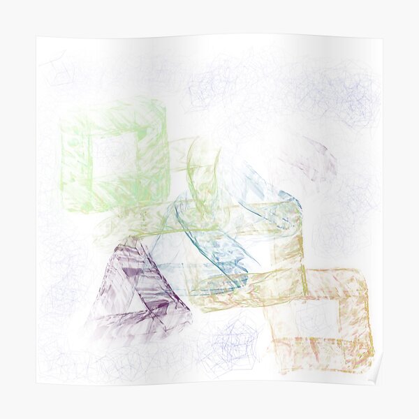 "Muddled Definitions" Poster by FreeFormDraws | Redbubble