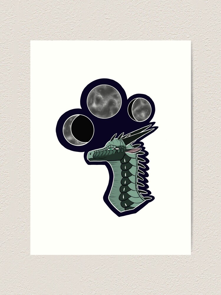 "Moonwatcher - Wof wings of fire" Art Print by Emerald764 | Redbubble