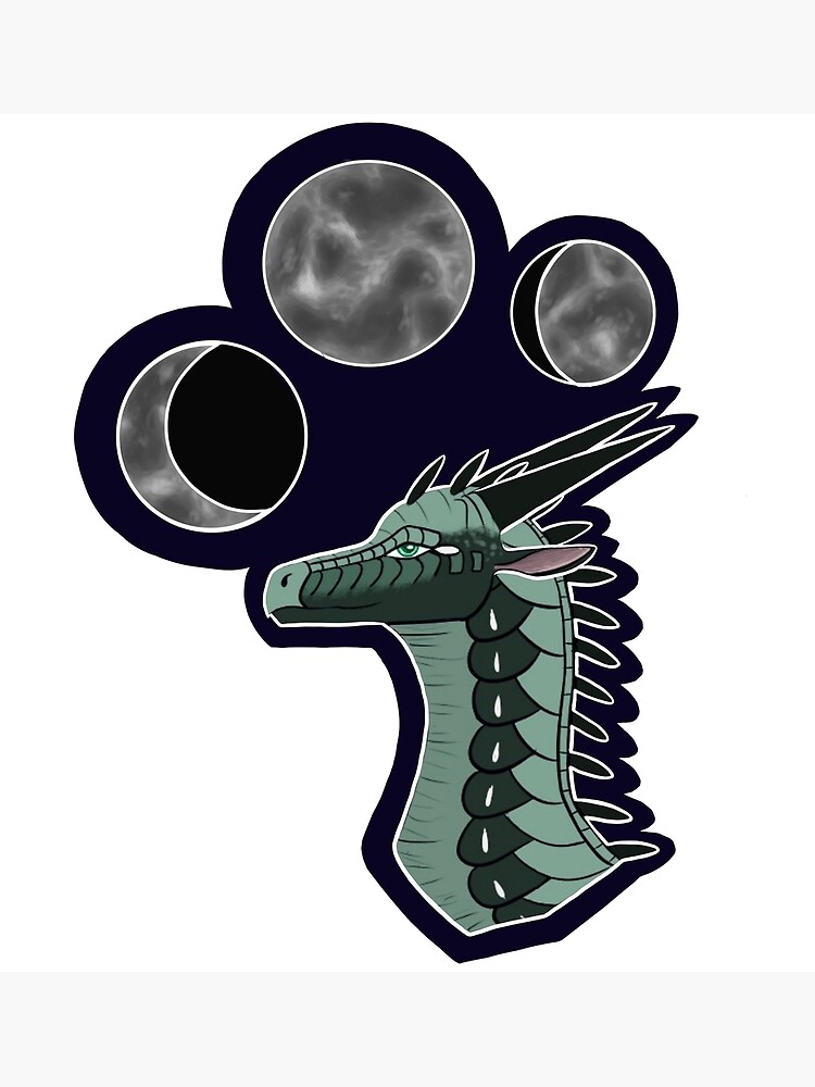 "Moonwatcher - Wof wings of fire" Art Print by Emerald764 | Redbubble