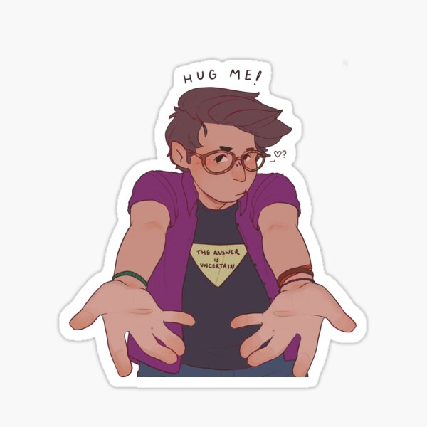 "Hug me! Jared" Sticker for Sale by BirbKing | Redbubble