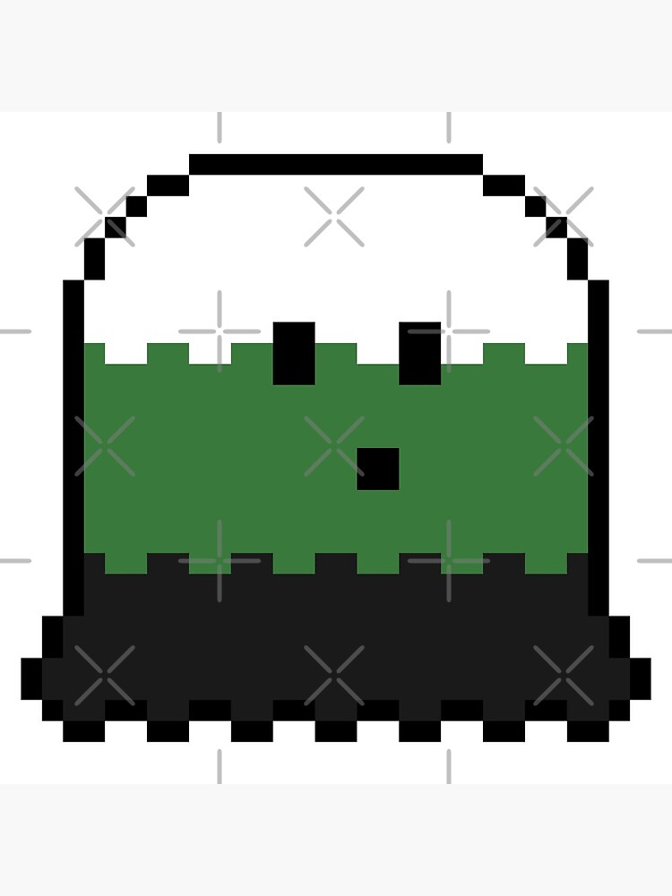 "pixel art neutrois pride ghost sprite" Poster by sezalilly | Redbubble