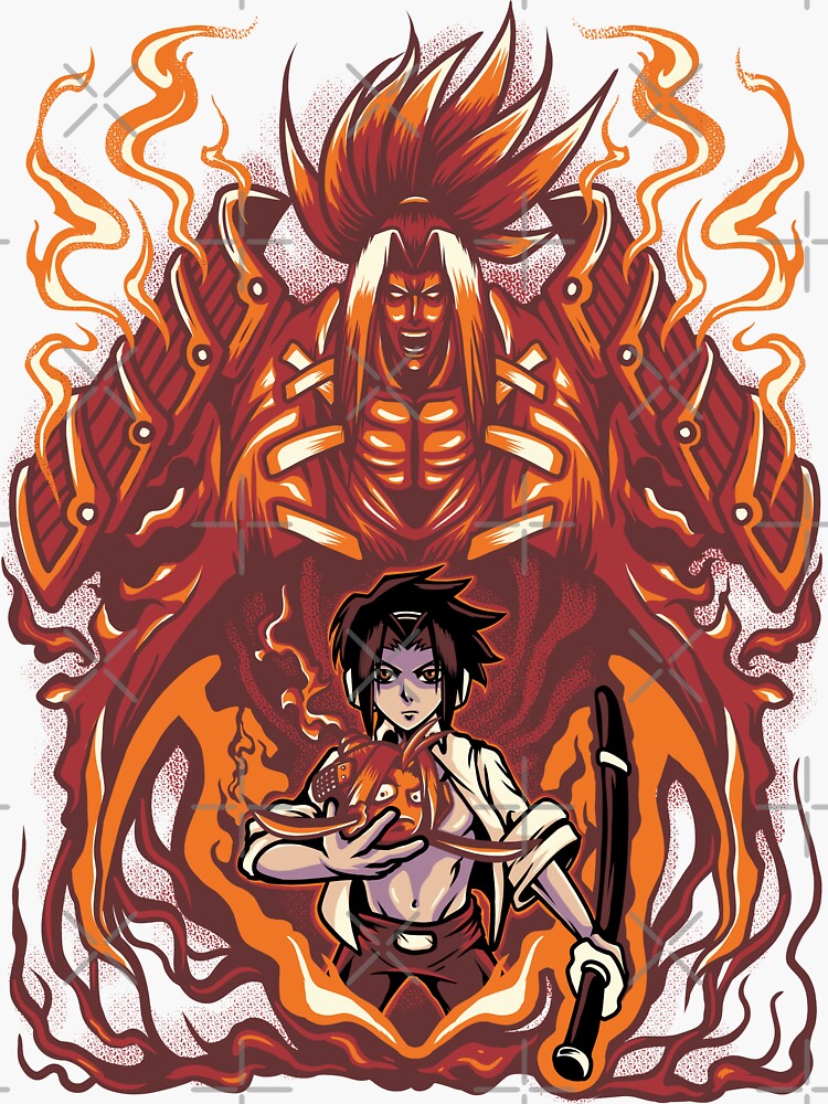 "Shaman King | Yoh Asakura | Pimped Pixels " Sticker for Sale by ...