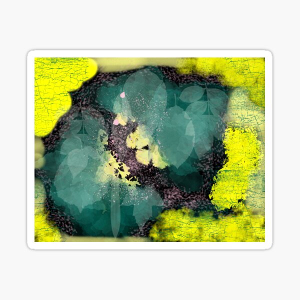 "Leaf Puddle" Sticker by headtrackerart | Redbubble