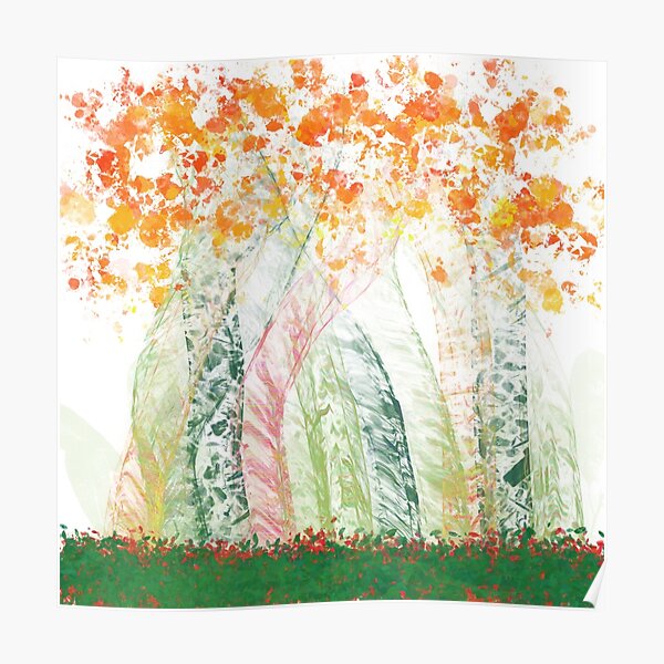 "Rooted" Poster by FreeFormDraws | Redbubble