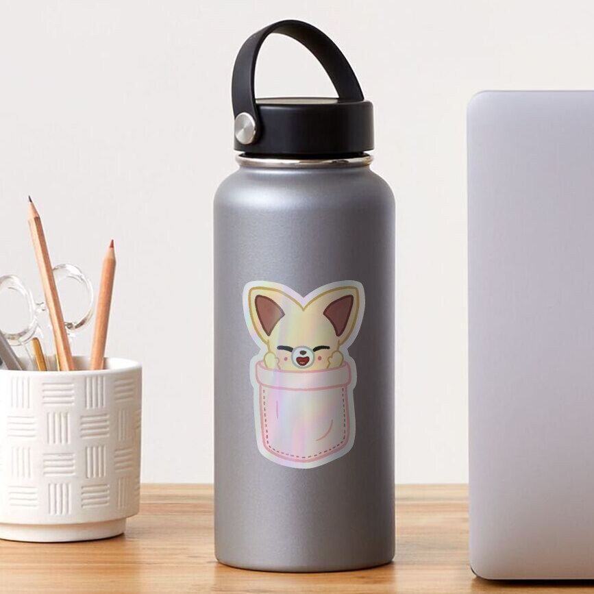 Pegatina con la obra «FoxlNy SKZOO Pocket» de Hanney Lemon | Redbubble