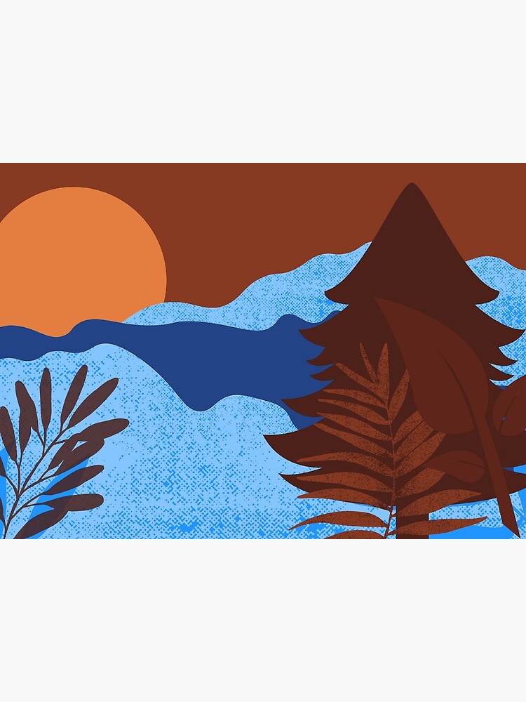 "Forest Horizon Sunset Blank Card" Greeting Card for Sale by Sending ...