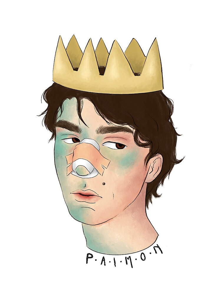 "Hereditary King Paimon" Art Print by St-ink-y | Redbubble