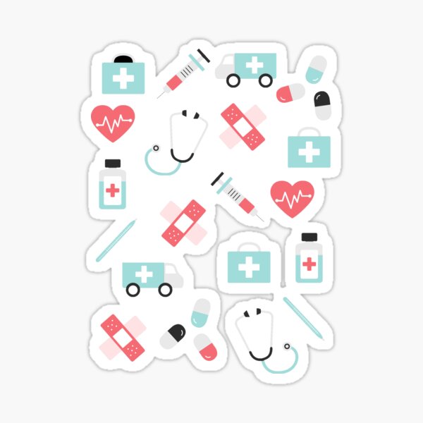 "Medical equipment" Sticker by pincelycolores | Redbubble
