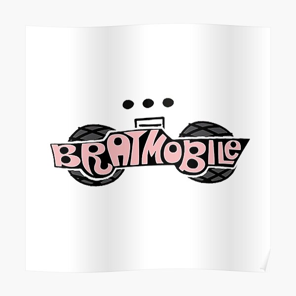 "Bratmobile Logo Original Design" Poster for Sale by catvclark | Redbubble