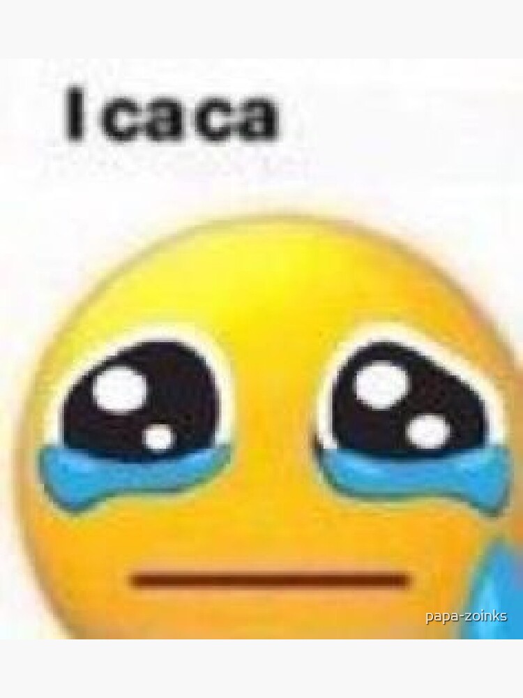 Impression sur toile « je caca », par papa-zoinks | Redbubble