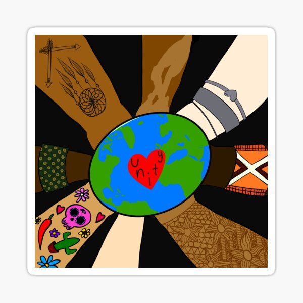 "Unity" Sticker for Sale by Emerald764 | Redbubble
