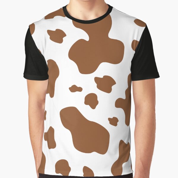 "Brown and White Cow Pattern" T-shirt by lakeerieartists | Redbubble