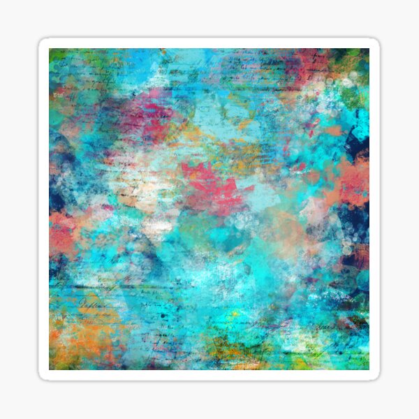 "Blue Waterfalls" Sticker for Sale by waynettetraub | Redbubble