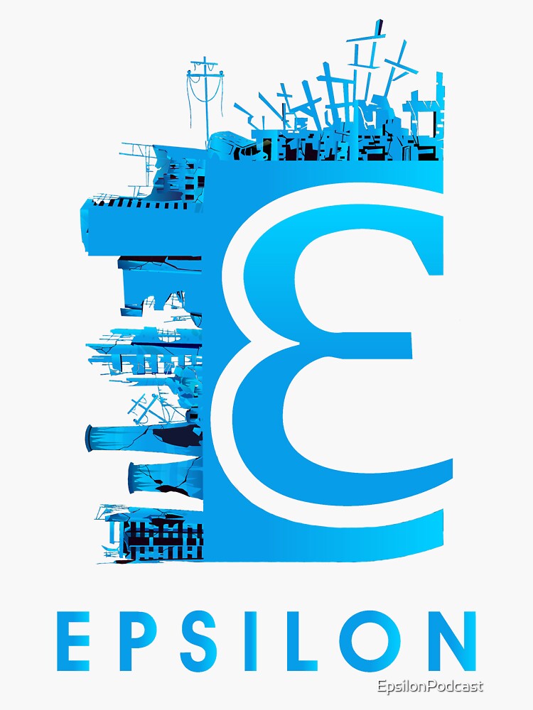 "Epsilon Logo" Sticker for Sale by EpsilonPodcast | Redbubble