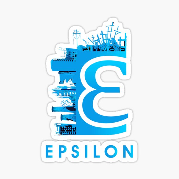 "Epsilon Logo" Sticker for Sale by EpsilonPodcast | Redbubble